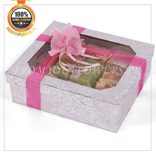 Barfi Silver Box- Sweets For Perfect Occasion