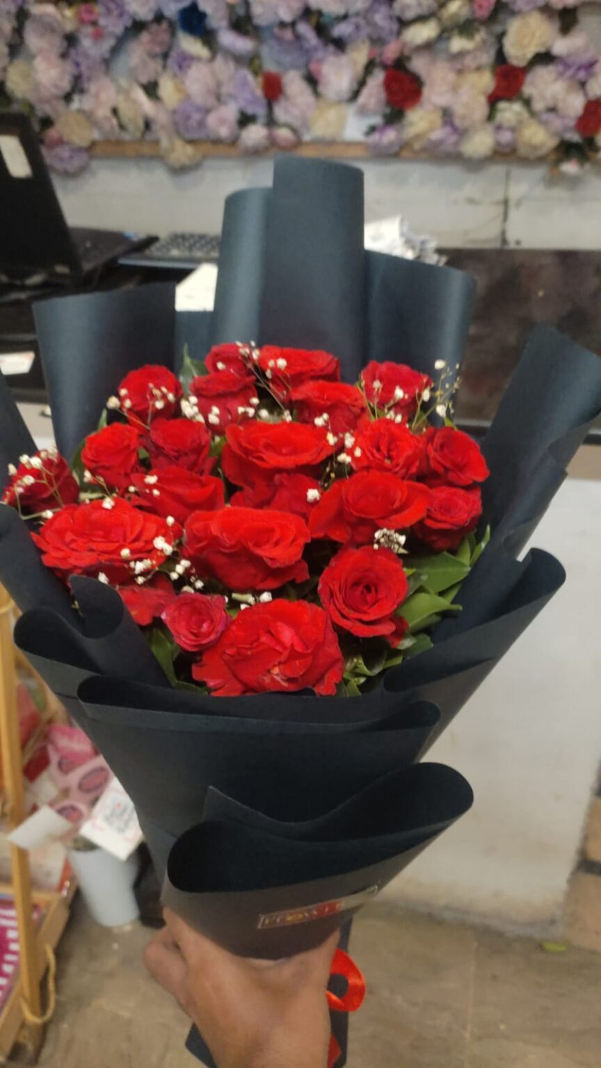 Fragrant Red Roses Bouquet Lahore - FromYouFlowers.pk