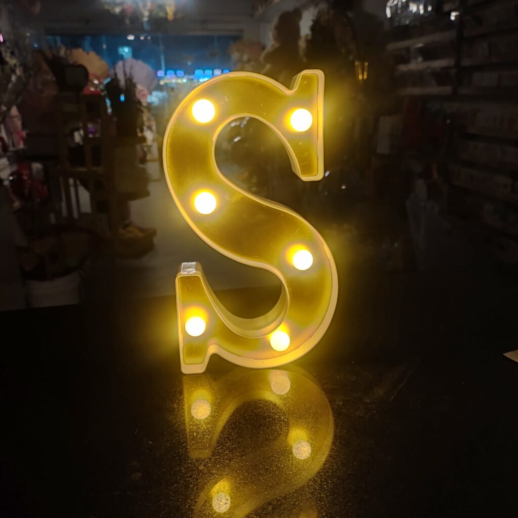 LED Letter Light - Lightning Alphabet Letter Pakistan - FromYouFlowers.pk